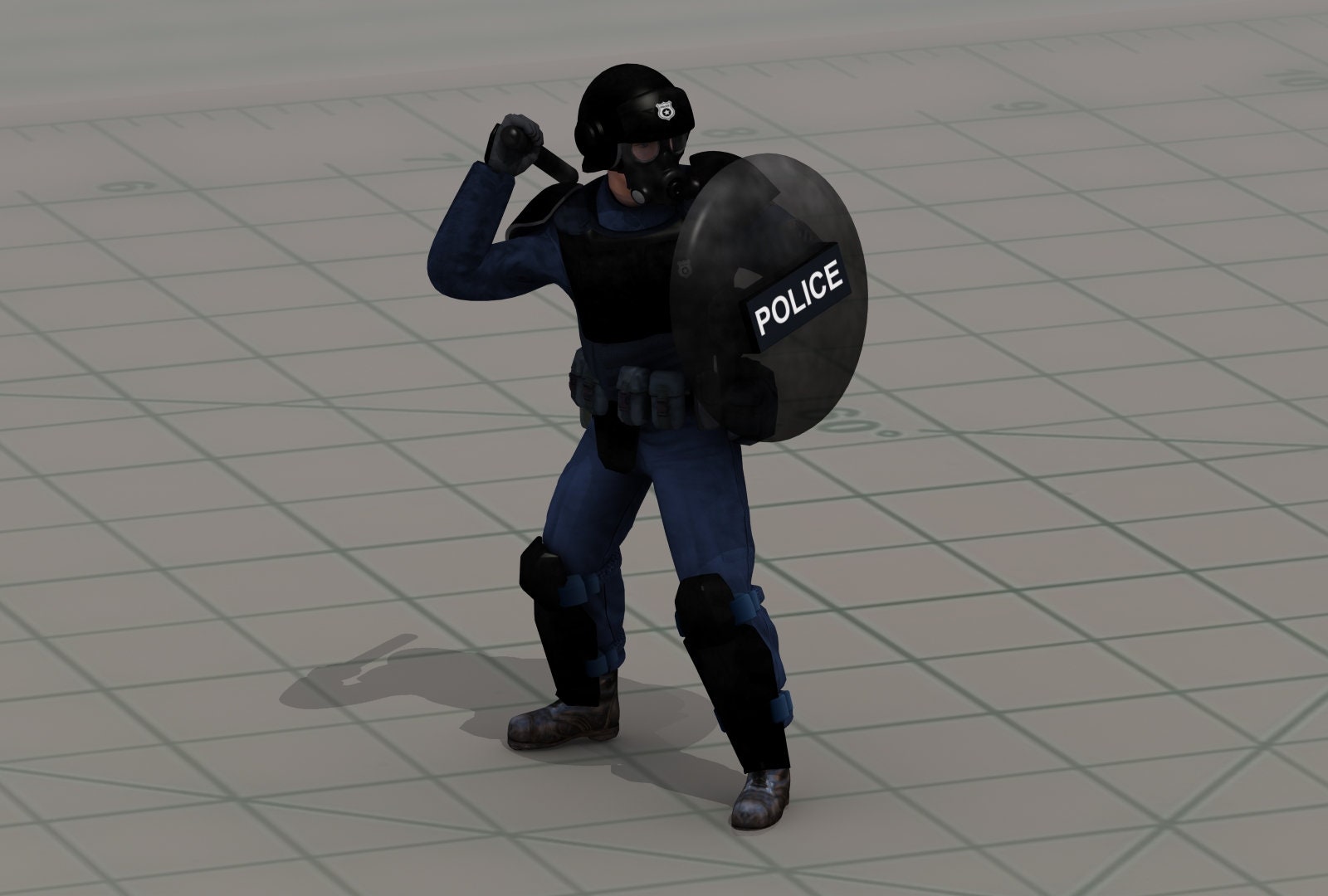 Riot Police 3D Print Miniatures - Etsy
