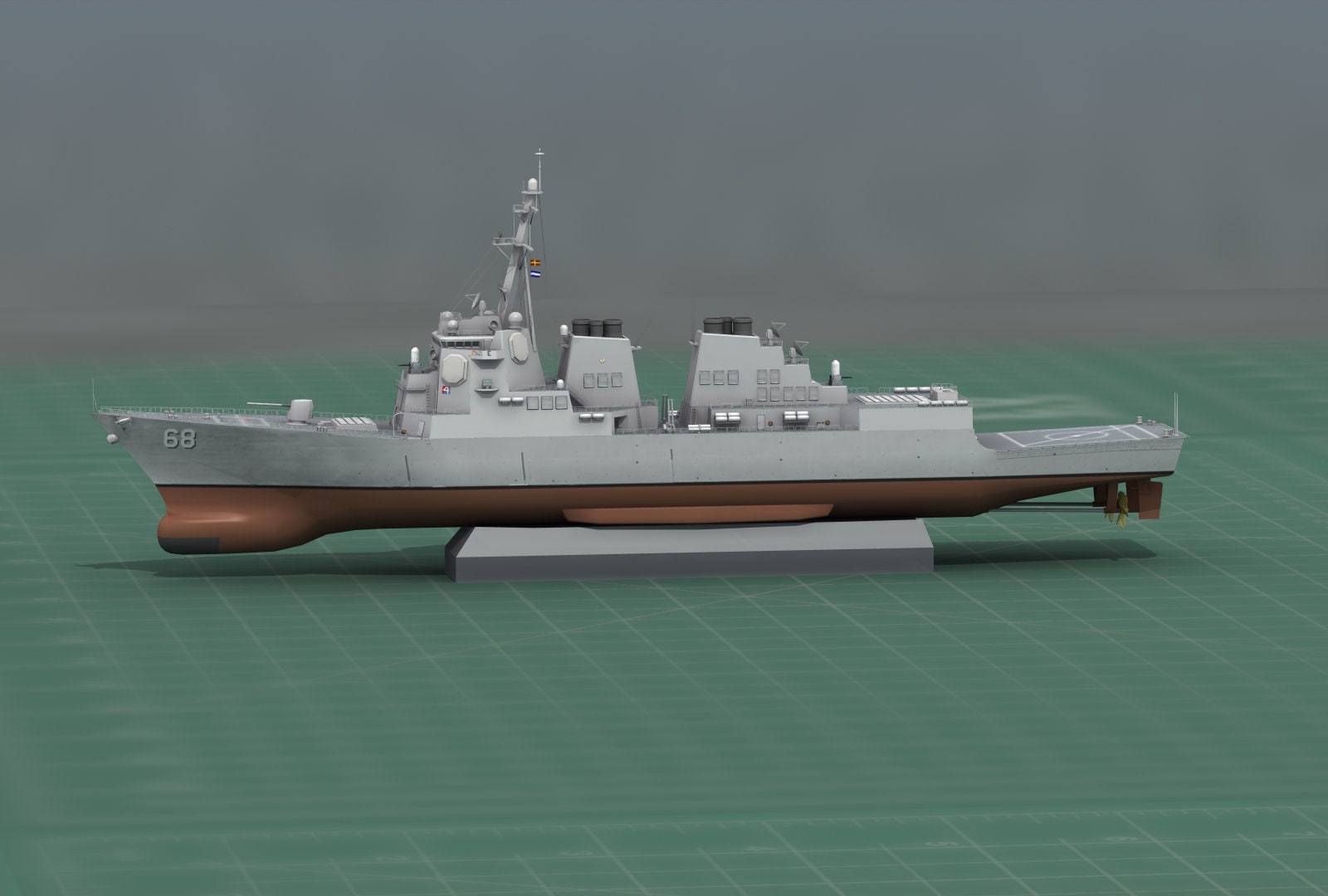 Arleigh Burke Class Destroyer 3D Print STL Model - Etsy