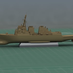 Arleigh Burke Class Destroyer 3D Print STL Model - Etsy