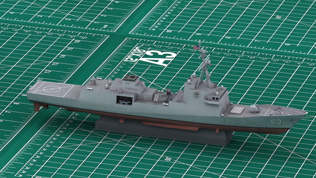 FFG-62 Frigate 3D Print Model File (Download Now) - Etsy