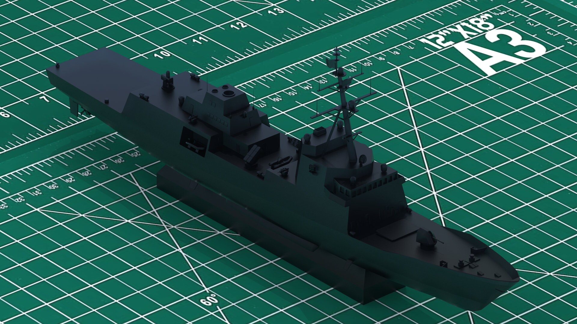 FFG-62 Frigate 3D Print Model File - Etsy