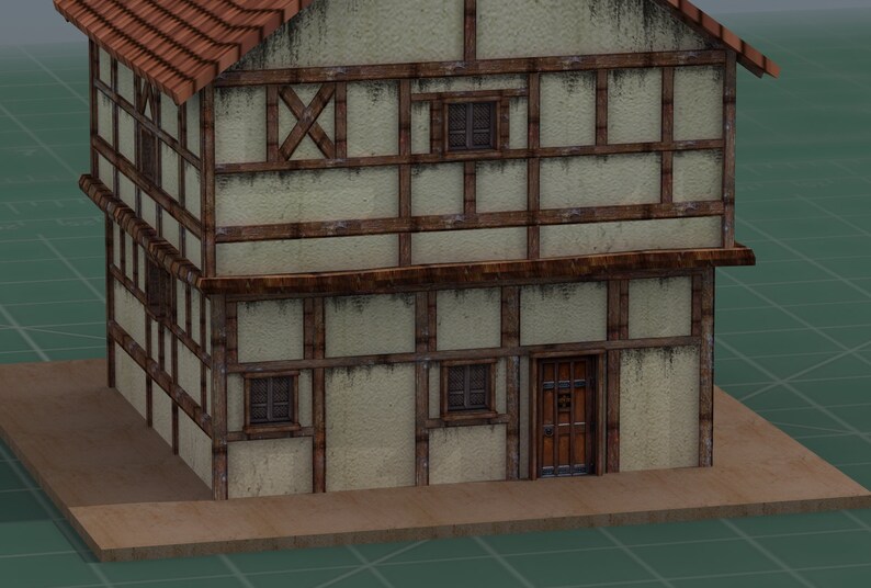 3D Print Ancient House STL Model - Etsy