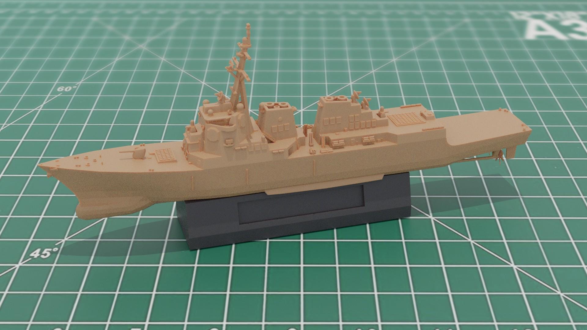 USS Arleigh Burke Class Destroyer DDG 3D Print STL Model - Etsy