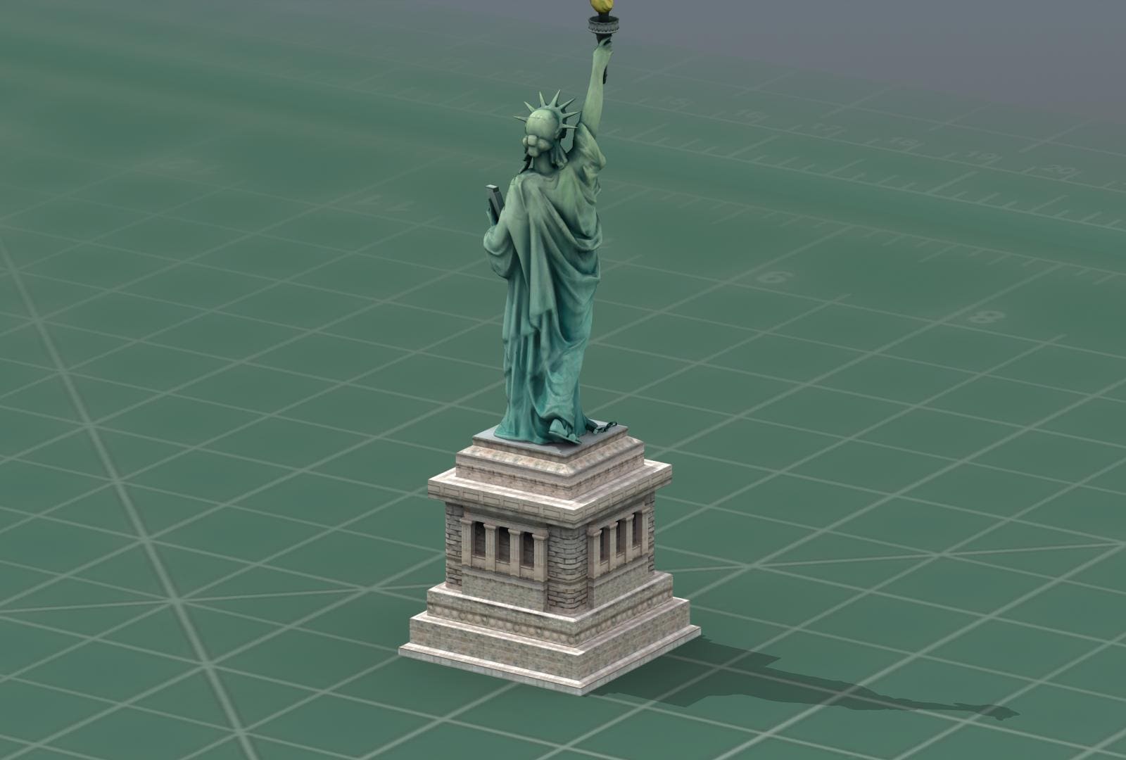 Statue of Liberty NYC 3D Print Model STL File - Etsy