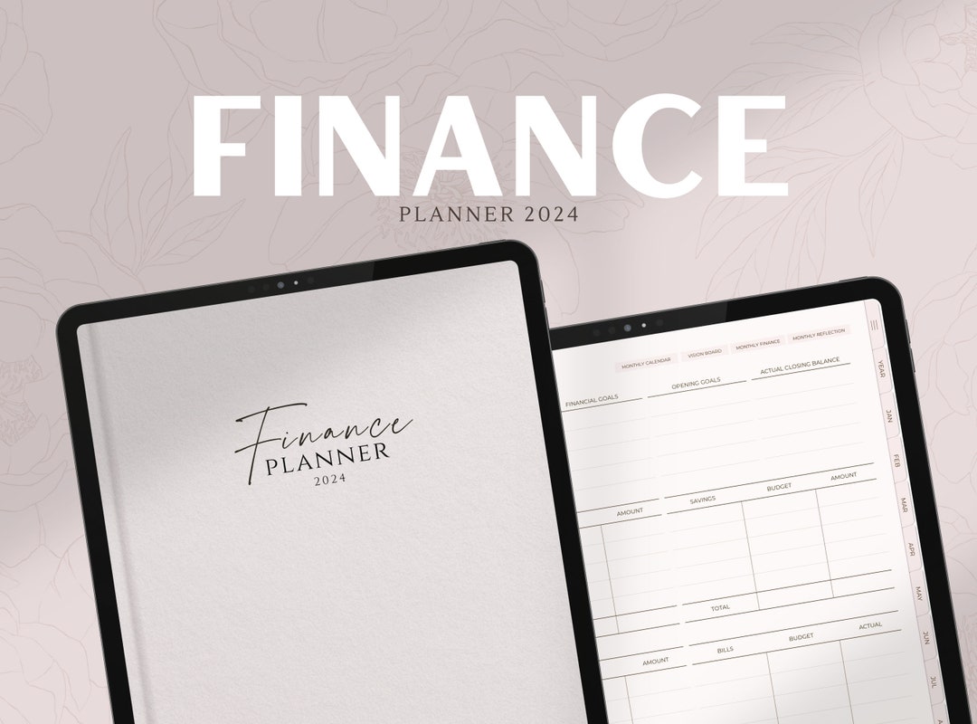2024 Ultimate Finance Planner Budget Planner Digital Planner Monthly ...