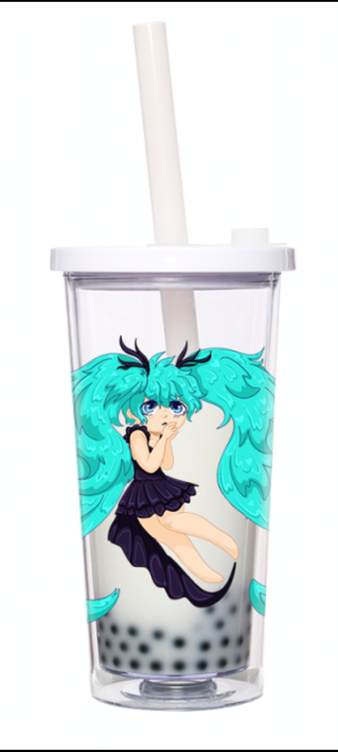 PREORDER Deep Sea Girl Hatsune Miku Boba Tumbler Cup Vocaloid - Etsy
