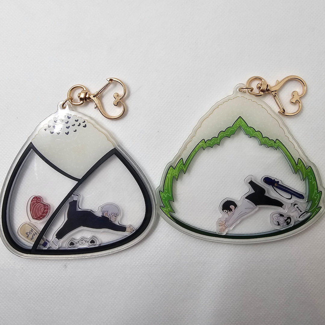 INSTOCK: Inumaki Yuta Inuokko Sushi Onigiri Food Keychain Anime Manga ...