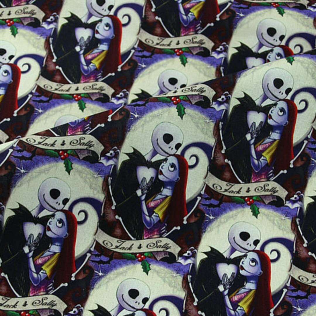 The Nightmare Before Christmas Fabric - Cartoon Fabric - 100% Cotton ...