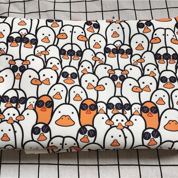 Block Print Duck Cloth - Etsy