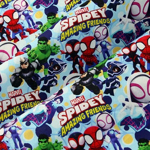 Spider-man Avenger Fabric - Cartoon Fabric - 100% Cotton Fabric ...