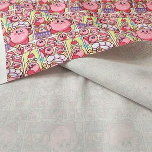 Kirby Fabric - Cartoon Twill Fabric - Fine Canvas Fabric - Quilting ...