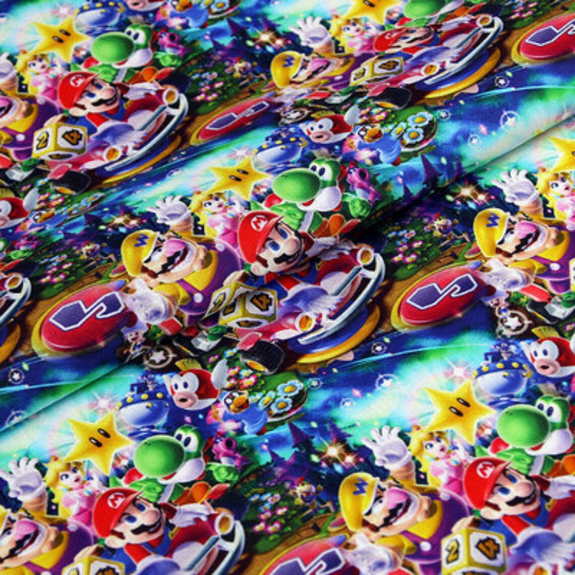 Super Mario Luigi Fabric - Japanese Anime Fabric - Cartoon Fabric - 100 ...