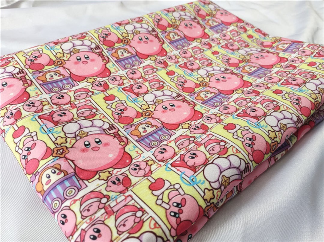 Kirby Fabric - Cartoon Twill Fabric - Fine Canvas Fabric - Quilting ...