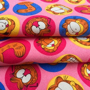 Garfield Fabric - Cartoon Twill Fabric - Fine Canvas Fabric - Quilting ...