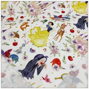 Disney's Princess Fabric Evil Characters Fabric Cartoon Fabric 100% ...