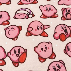 Kirby Fabric - Cartoon Twill Fabric - Fine Canvas Fabric - Quilting ...