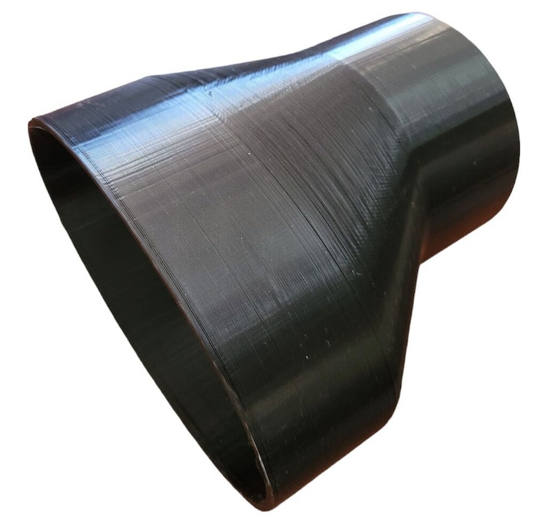 Panasonic Exhaust Fan Duct Adapter: 4 Inch Oval to 3 Inch Round Reducer ...