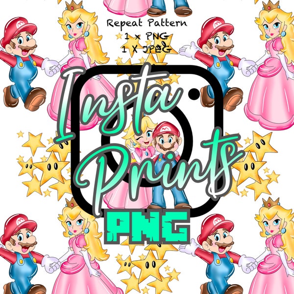 Super Mario Bros Watercolor Clipart - Etsy