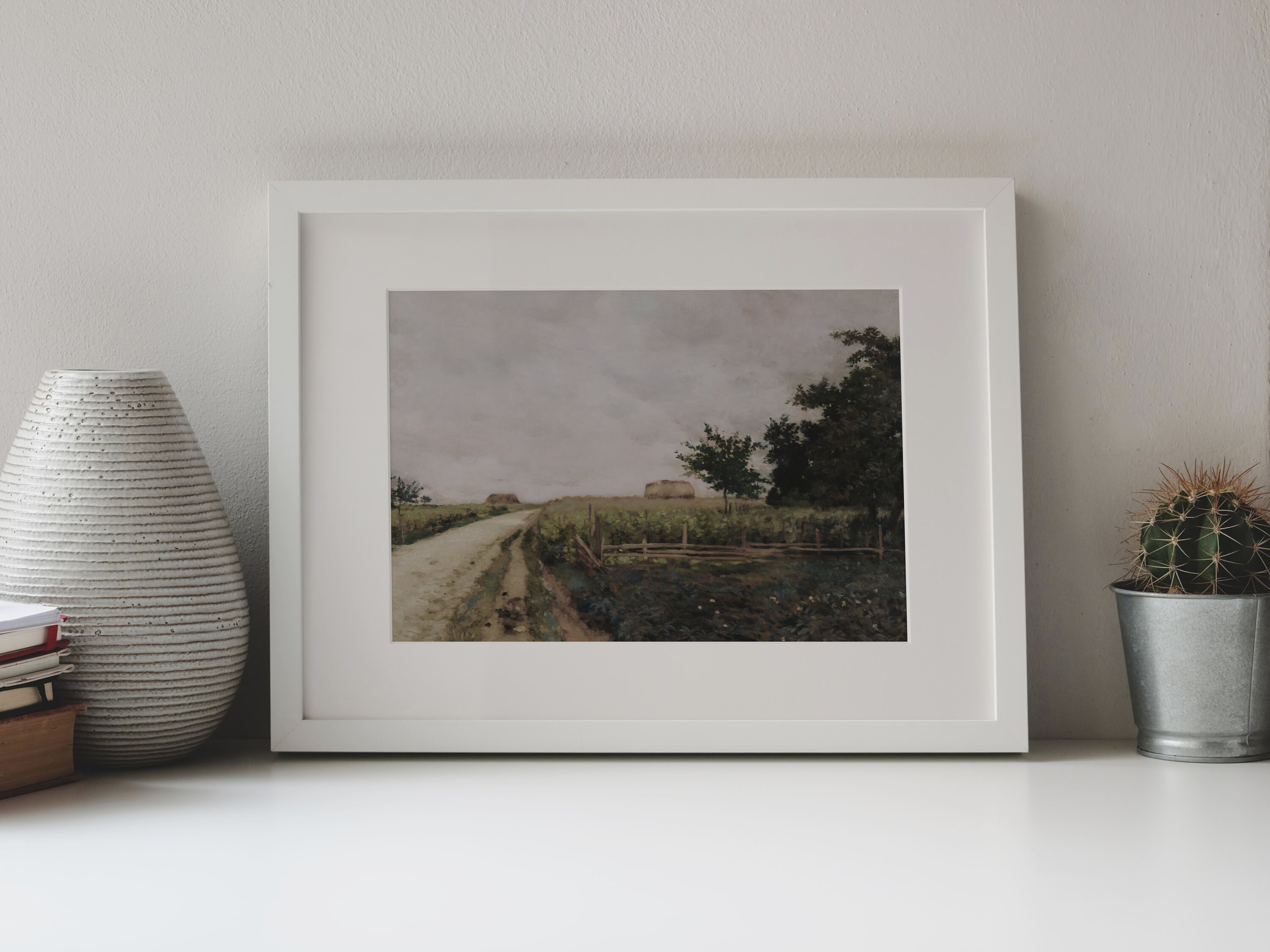 Country Road Wall Decor Farming Landscape Print Farmhouse - Etsy