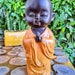 Spiritual Namaste Monk Sculpture Resin Statue for Home or Office Decor ...