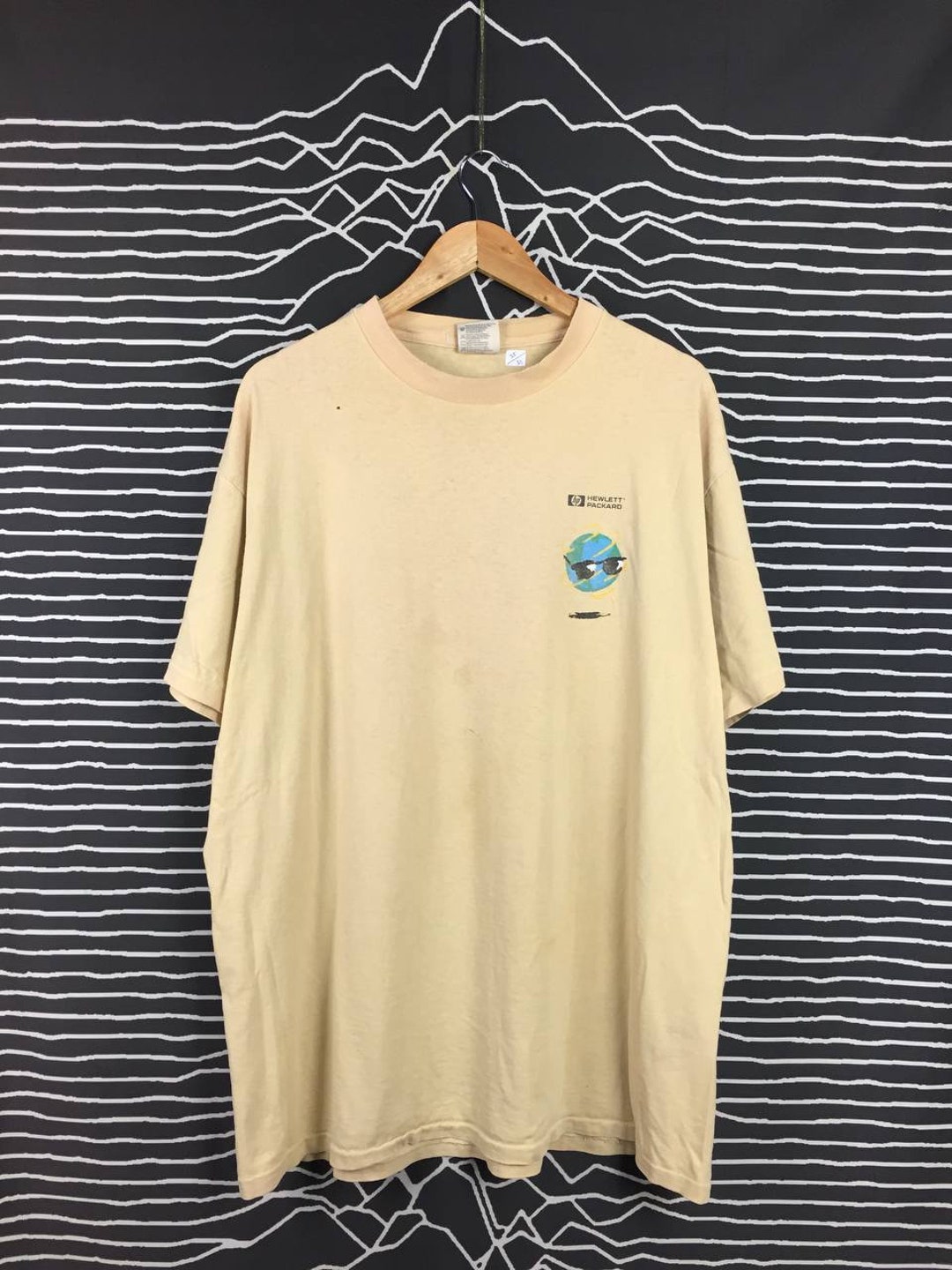 Vtg 90s Distressed HP Hewlett Packard Compaq Intel Apple Tee / Tech ...