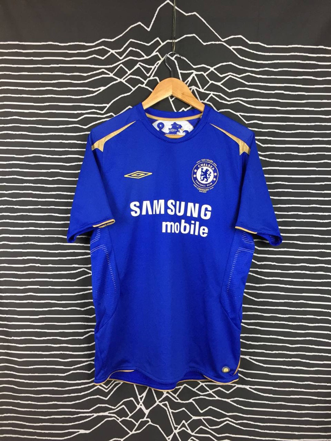 Vtg 00s Umbro Chelsea Centenary Home Kit Jersey / Blokecore 90s ...