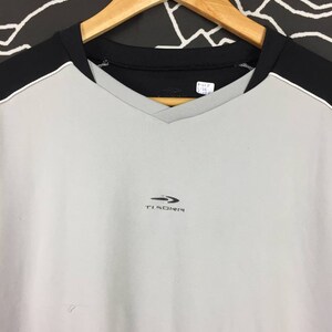 Tigora Sport Color Blocking Big Logo Longsleeve Jersey / Preppy / 90s ...