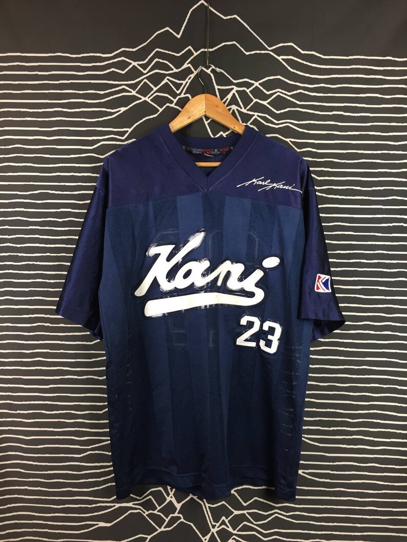 Vtg Karl Kani Jeans Big Logo Hip Hop NFL Jersey / Tupac / Biggie / Ruff ...