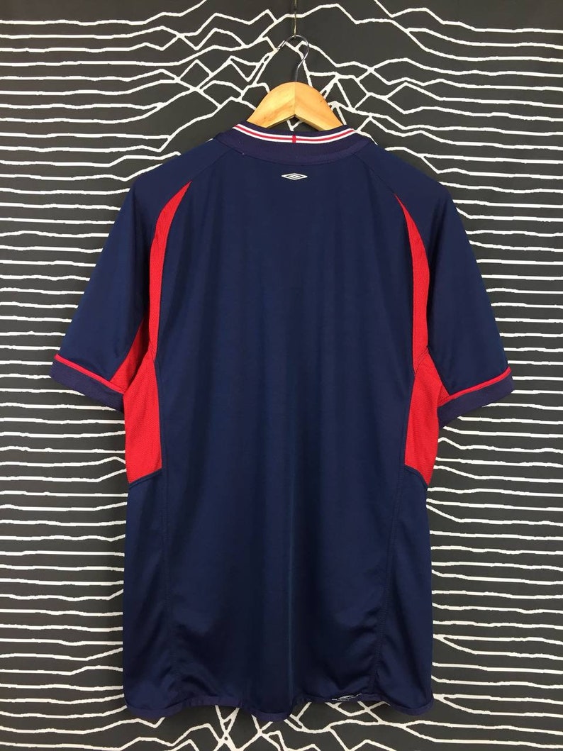 Vtg Umbro England 2002 Reversible Three Lions Michael Owen Jersey ...