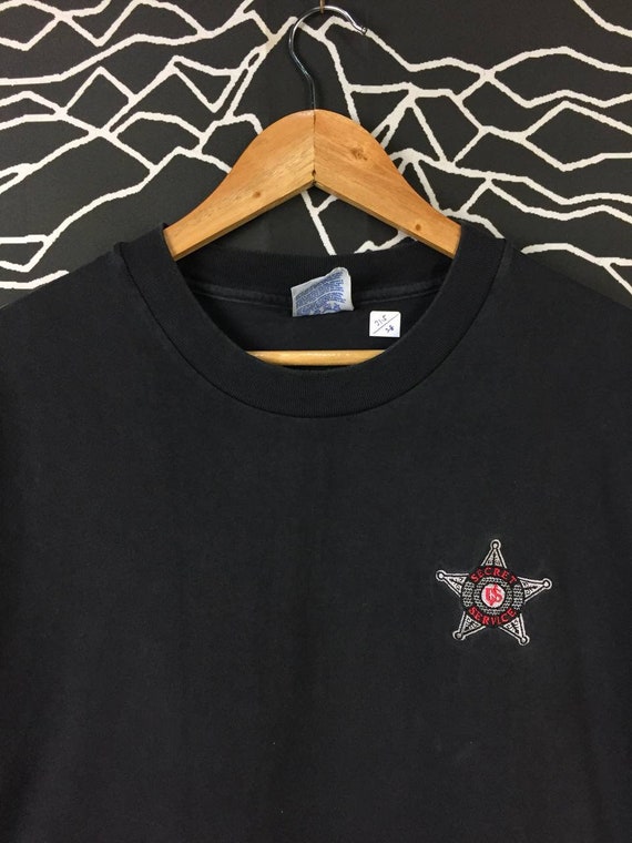 Vtg 90s US Secret Service FBI Intelligence Bureau Tee… - Gem