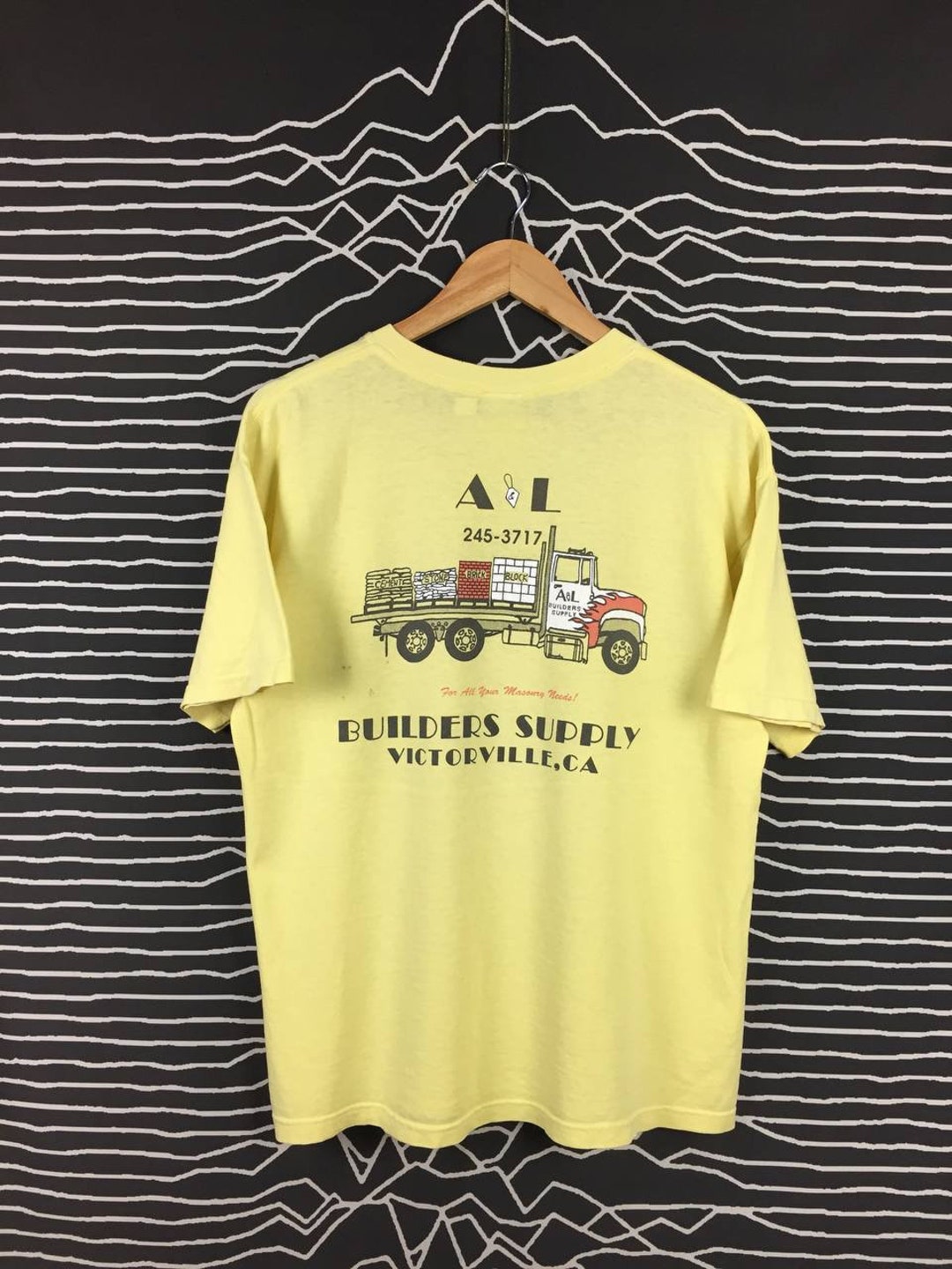 Entry Clothing A&L Builders Supply Victorville Tee / Rock Roll / Japan ...