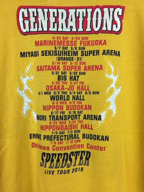 Generations From Exile Tribe Speedster Live Tour Rap … - Gem