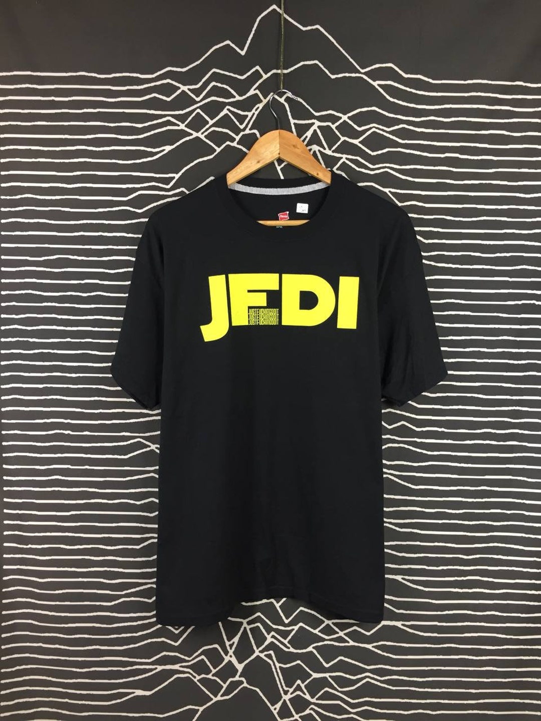 JFDI Just Fucking Do It Center Logo Jedi Star Wars Parody Tee / Hip Hop ...