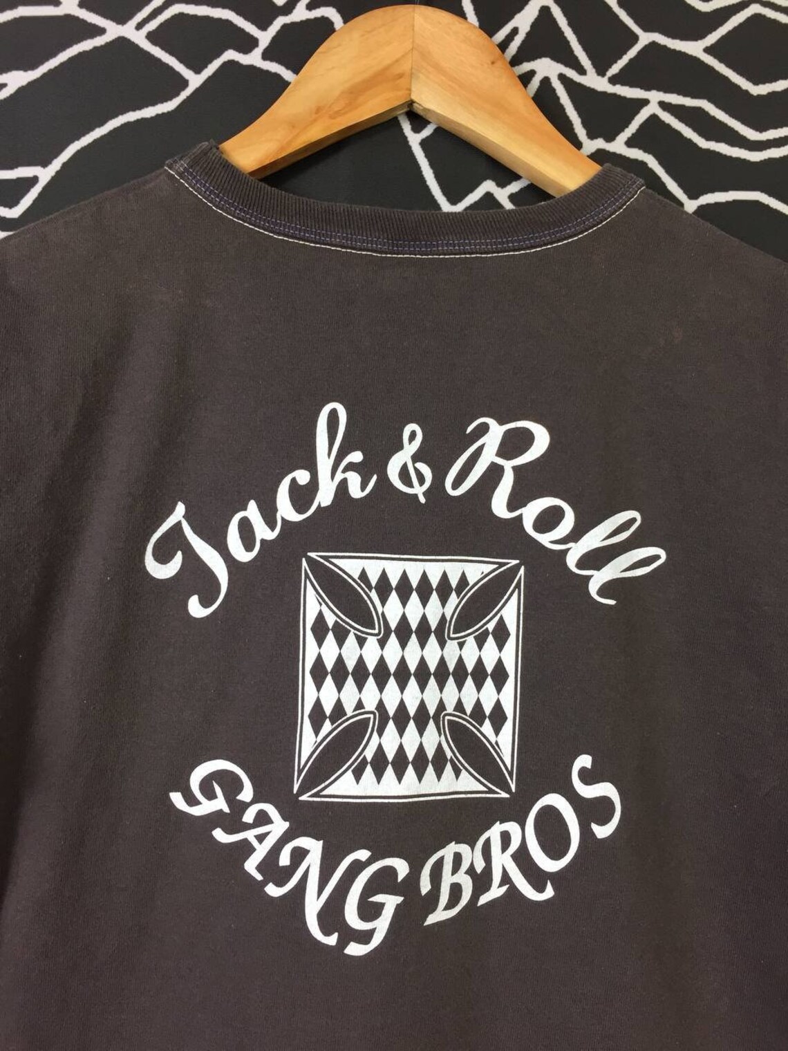 The Flat Head Jack & Roll Gang Bros Graphic T Shirt / Japanese Brand ...