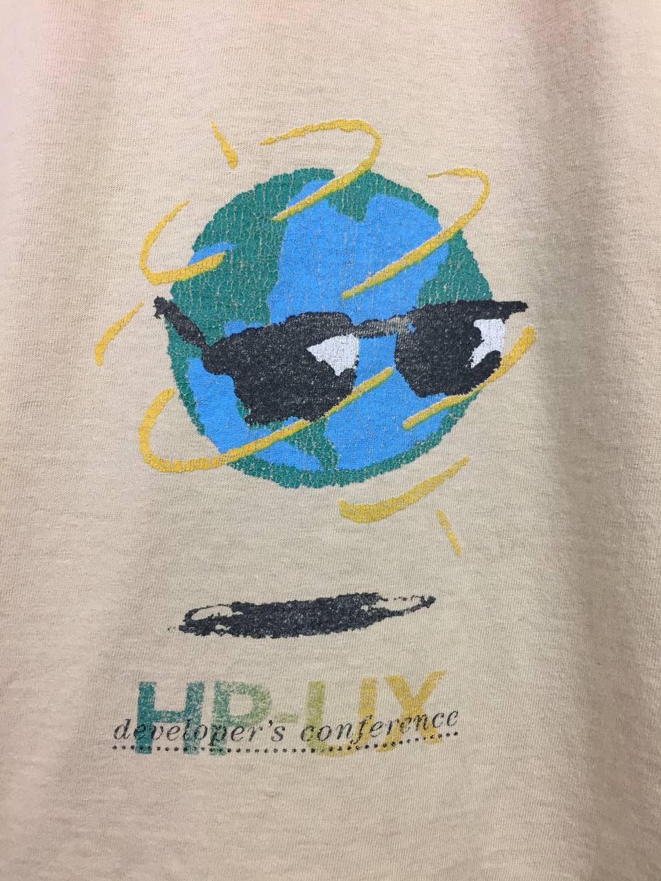 Vtg 90s Distressed HP Hewlett Packard Compaq Intel Apple Tee / Tech ...