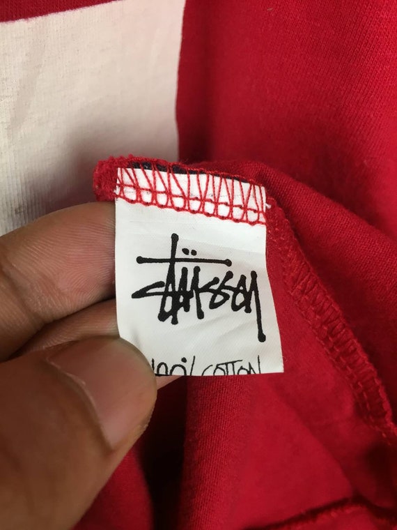 Vtg 90s Stussy Spell Out Skateboards Spell Out Longsl… - Gem