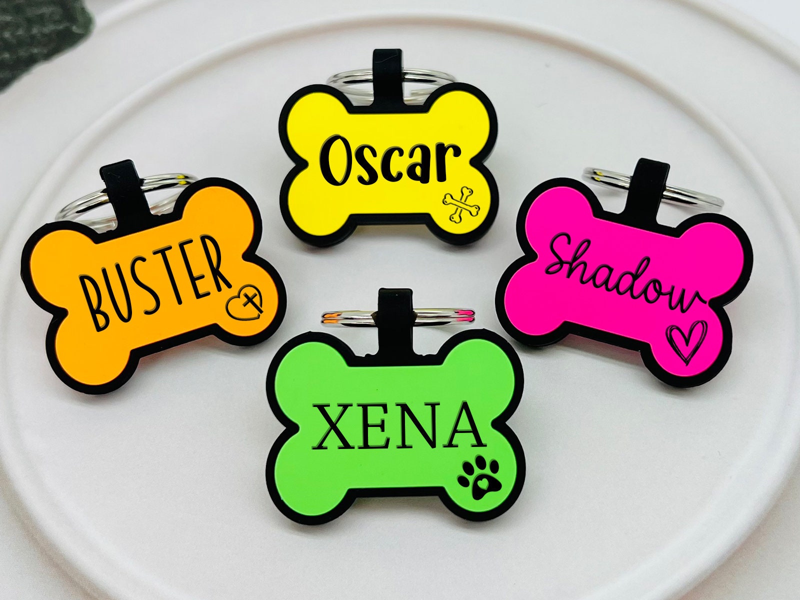 Silent Dog Tag Engraved Dog Tag Personalized for Dogs Custom Dog Tag ...