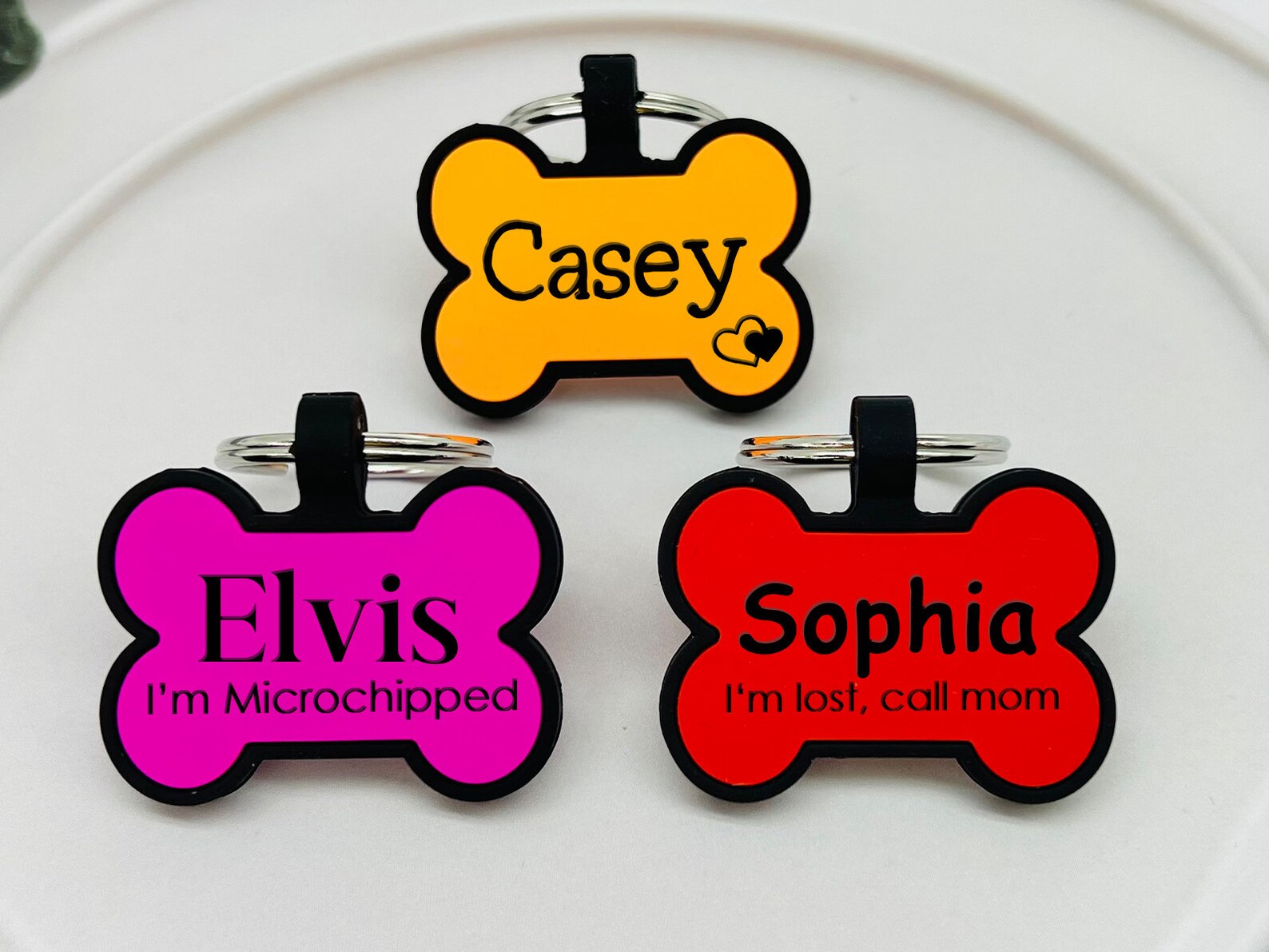 Silent Dog Tag Engraved Dog Tag Personalized for Dogs Custom Dog Tag ...