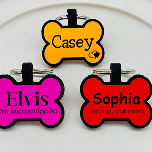 Silent Dog Tag Engraved Dog Tag Personalized for Dogs Custom Dog Tag ...