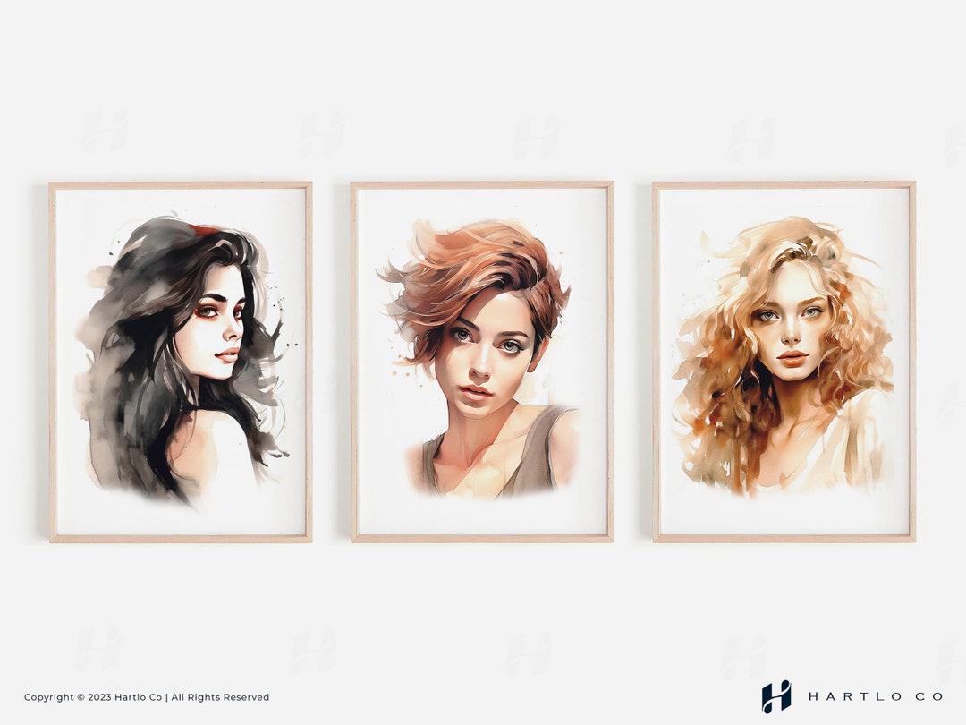 Natural Hair Art Printable for Salon Decor, Haircut Poster Sign for ...