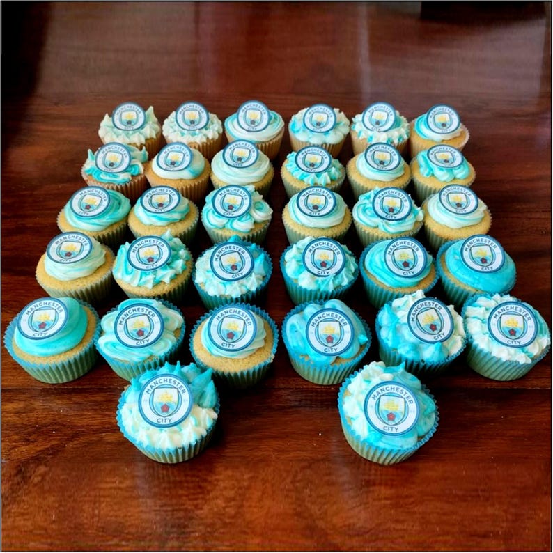 Any Football Team Logo - EDIBLE Cake Toppers / Cupcake Toppers on Wafer ...