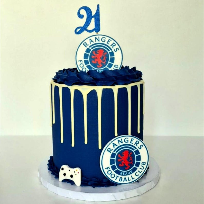 Any Football Team Logo - EDIBLE Cake Toppers / Cupcake Toppers on Wafer ...