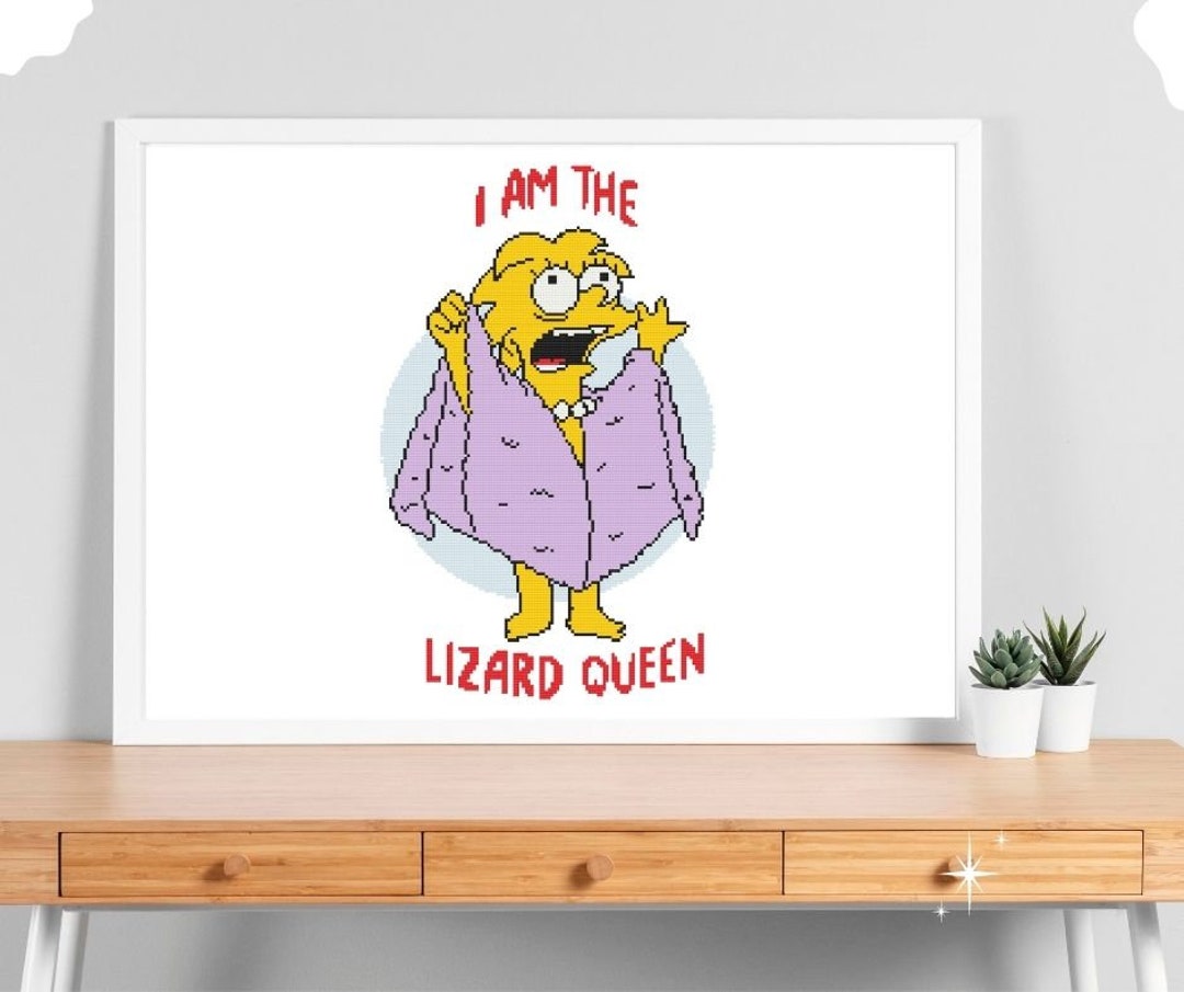 Modèle De Point De Croix Simpsons Lisa Parfait Pour Les - Etsy