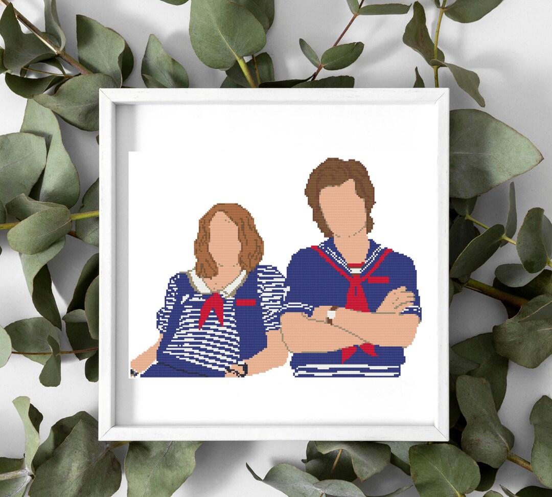 Stranger Things Pattern Robin & Steve. Hawking Pdf Pattern. Modern ...