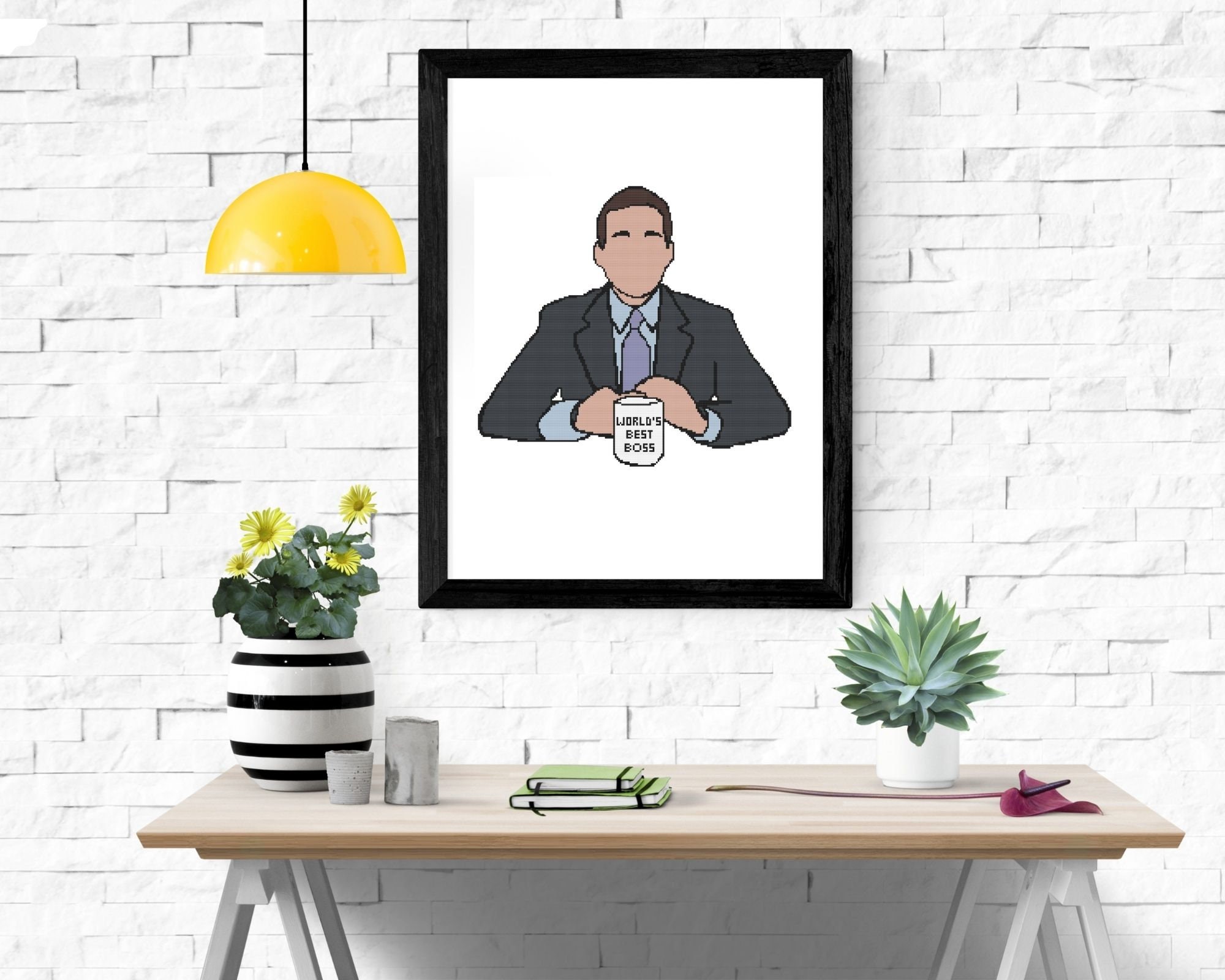 The Office Michael Scott Pattern. Tv Show Pdf Pattern. Best Boss Cross ...