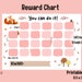 Printable Animals Reward Chart | Animals Behavior Chart | Kids Routine ...