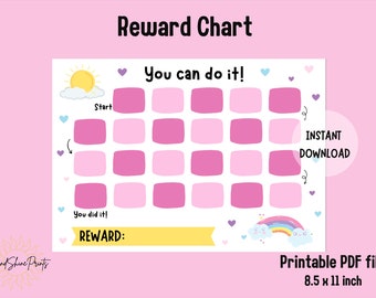 Printable Animals Reward Chart | Animals Behavior Chart | Kids Routine ...
