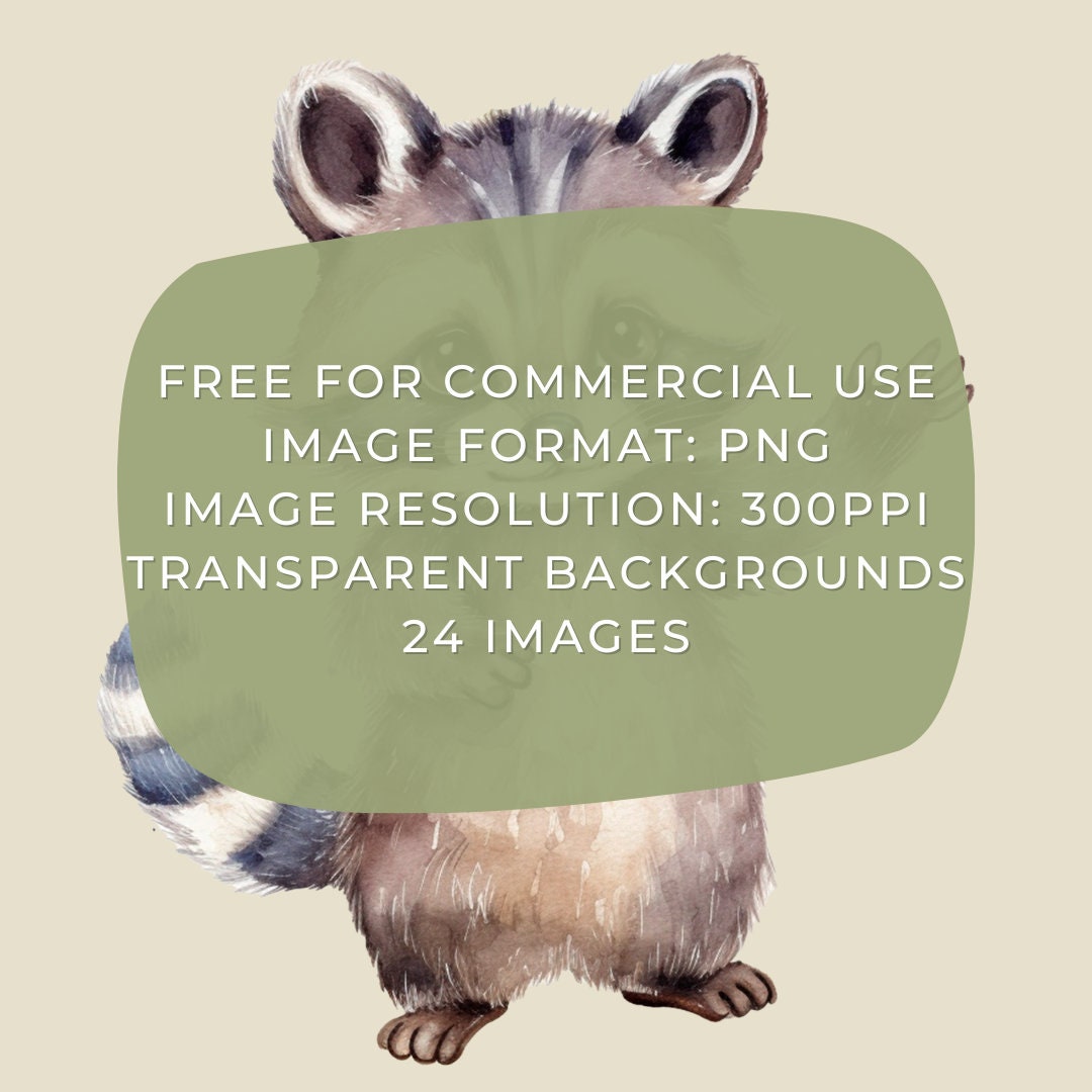 Woodland Animals Clip Art Bundle, Watercolor Animals Clipart ...