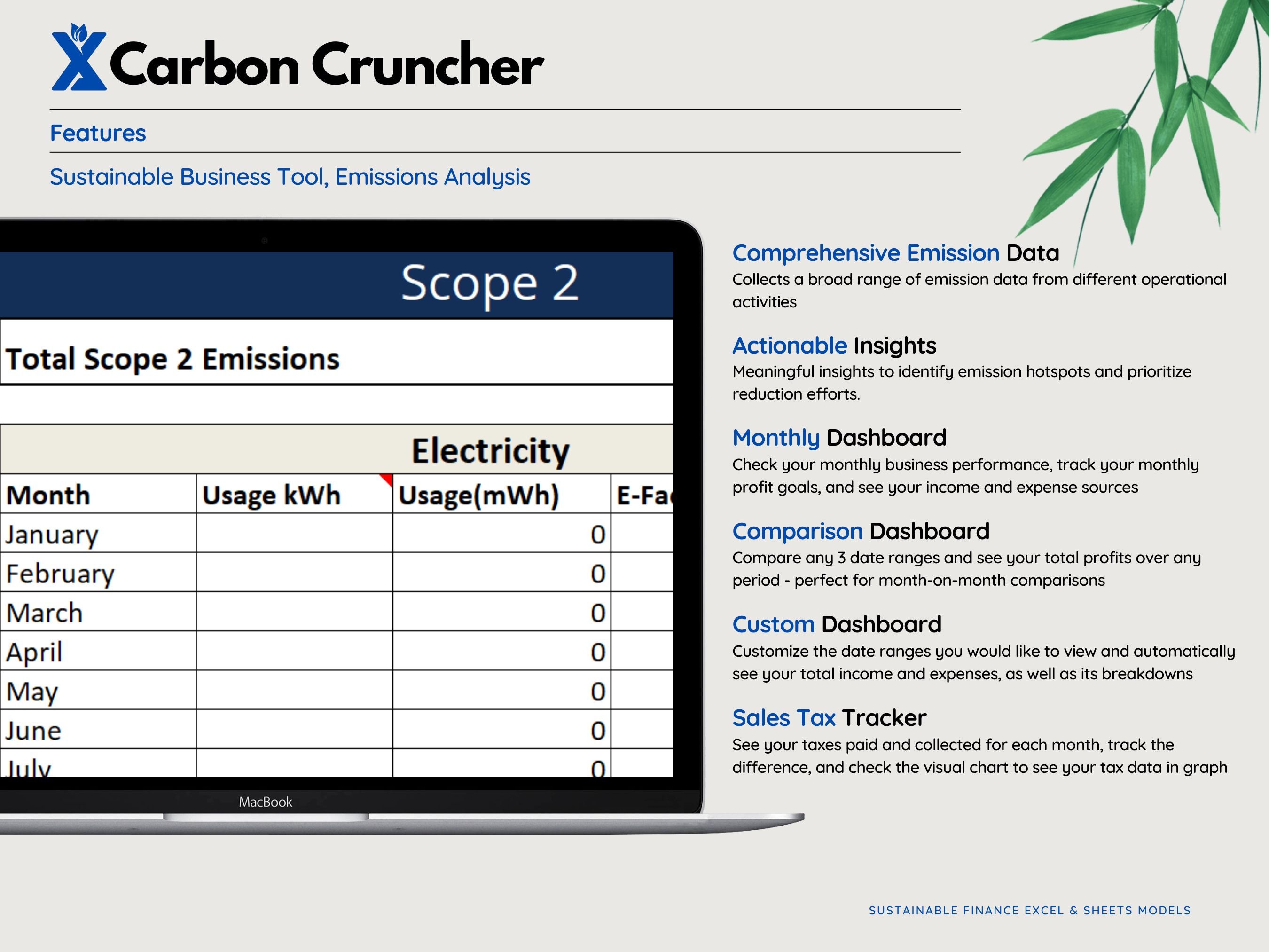 Ultimate Carbon Footprint Excel Model Sustainable (Download Now) - Etsy