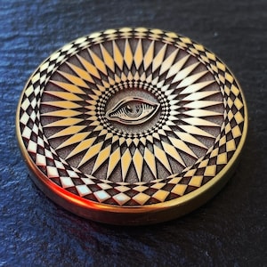 Custom Woodworking Brass Inlay Medallions – Personalized Decorative ...